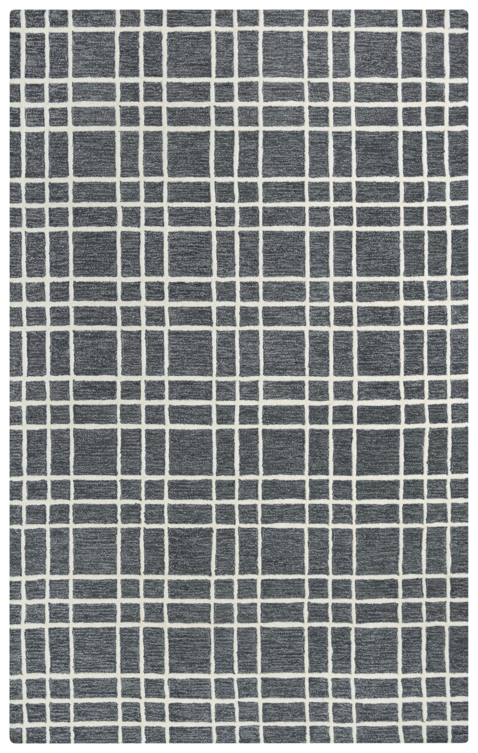 Lofton A07104 Charcoal Hand Tufted Rug - Rizzy – Rug Gallery Outlet