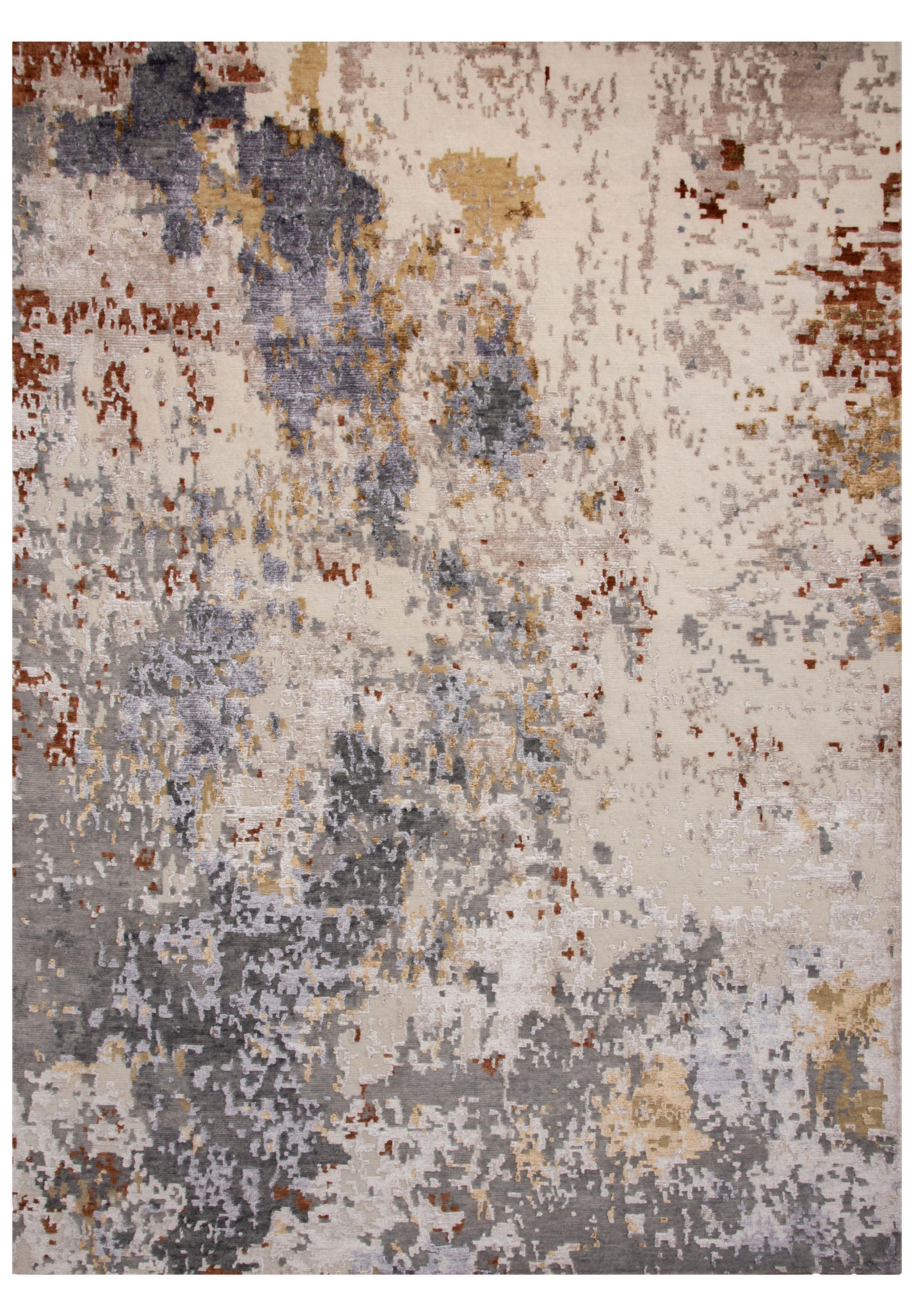 Evolution EVO663 Gray Hand knotted Rug - Rizzy – Rug Gallery Outlet