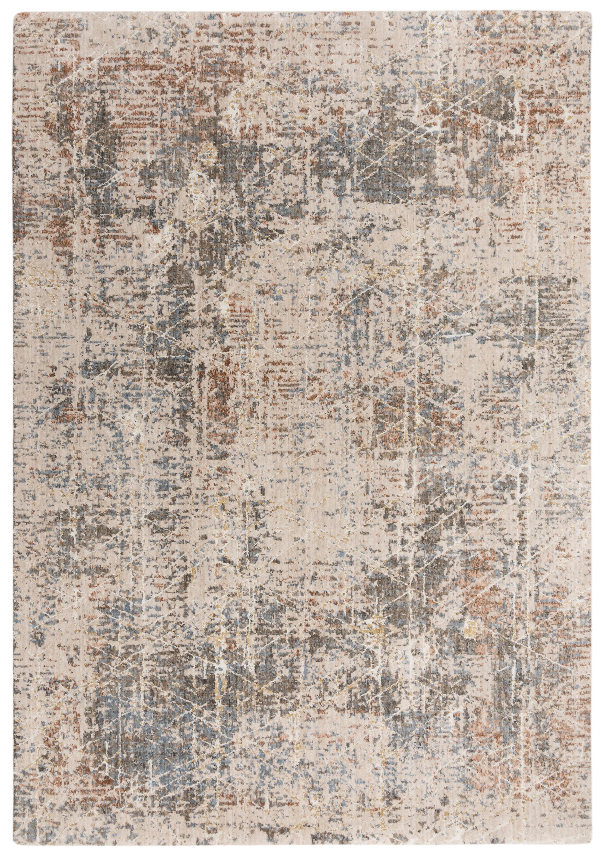 Logan LOG733 Beige/Multi Hybrid Rug - Rizzy – Rug Gallery Outlet