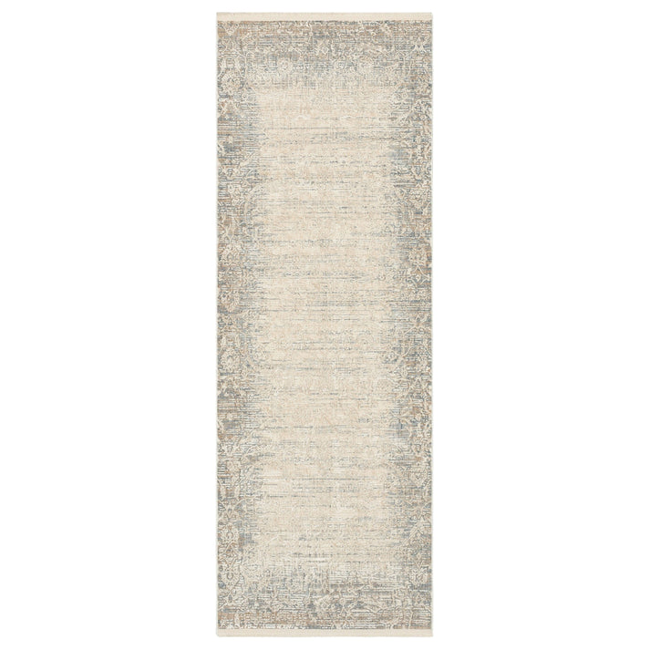 Mandawa Cream Dark Grey Area Rug - Karastan – Rug Gallery Outlet
