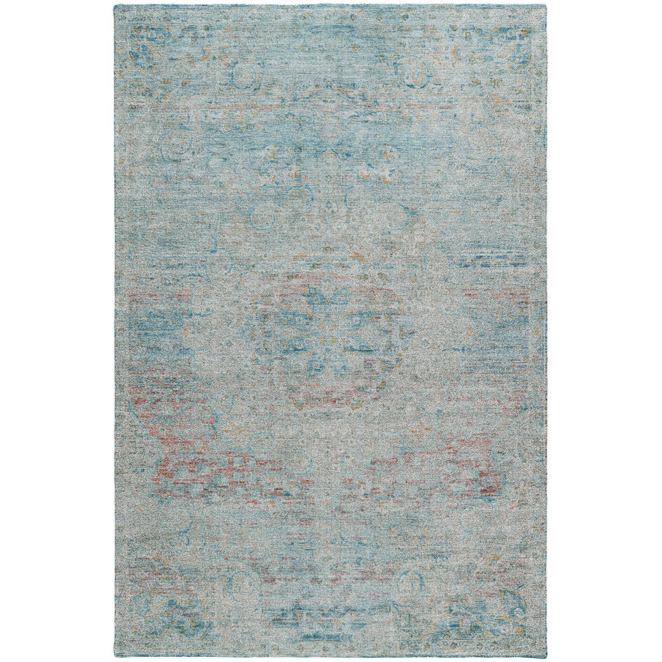 Sky, Teal, Blue, Copper, Beige – Rug Gallery Outlet